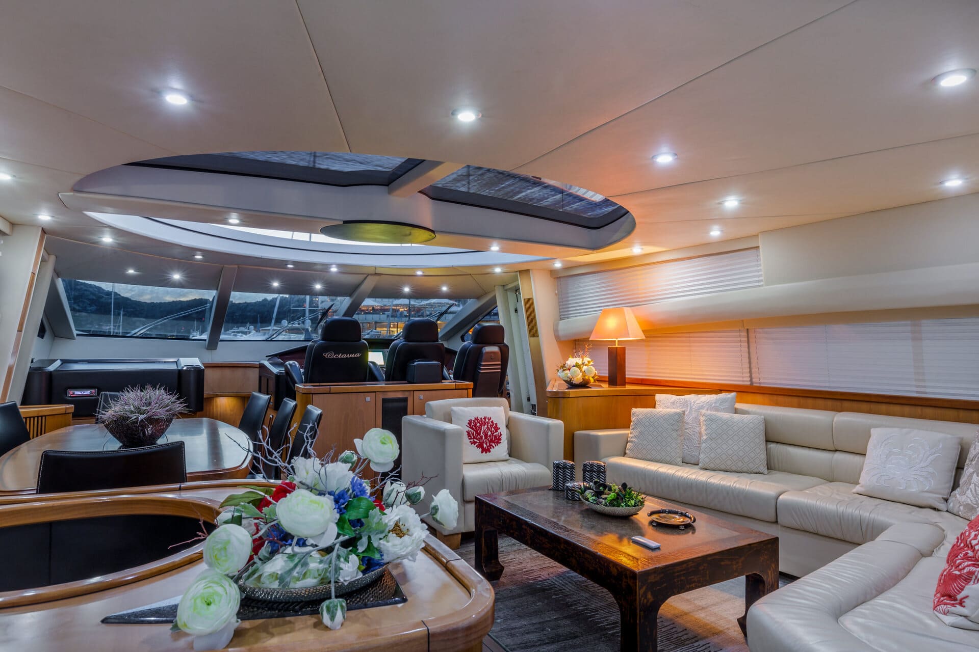 Octavia 25 meter motor yacht for charter with 4 cabins for 8 guests ...