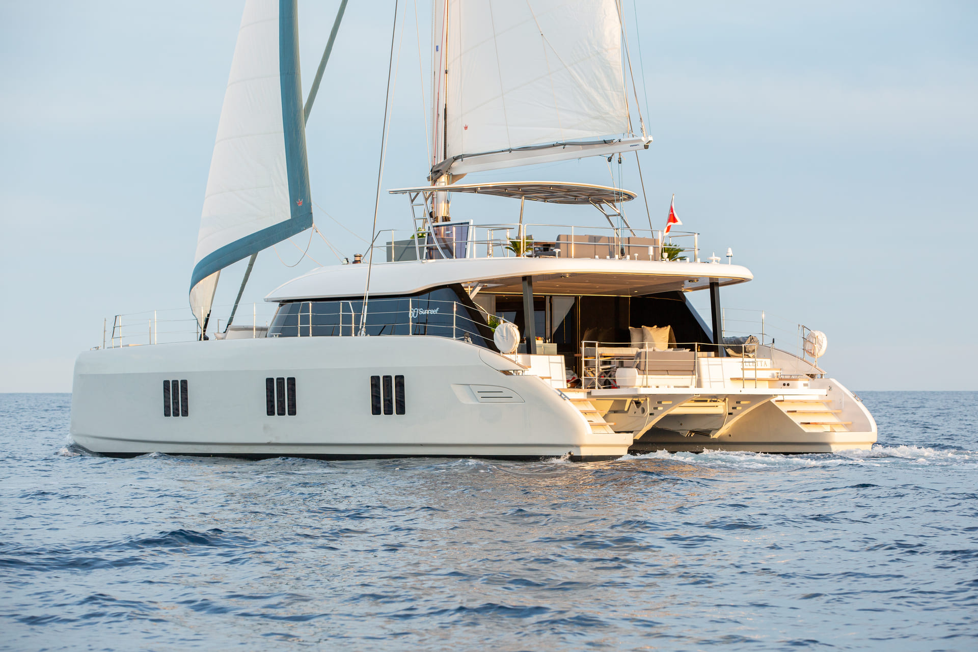 Sunbreeze 18 meter Catamaran for Charter with 4 cabins for 8 guests ...